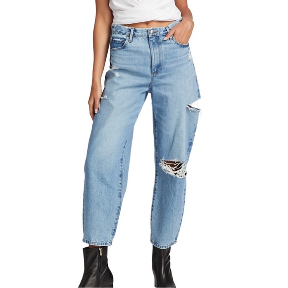 Frame Denim | Jeans | Nwt Frame Denim High Rise Barrel Leg Tapered ...